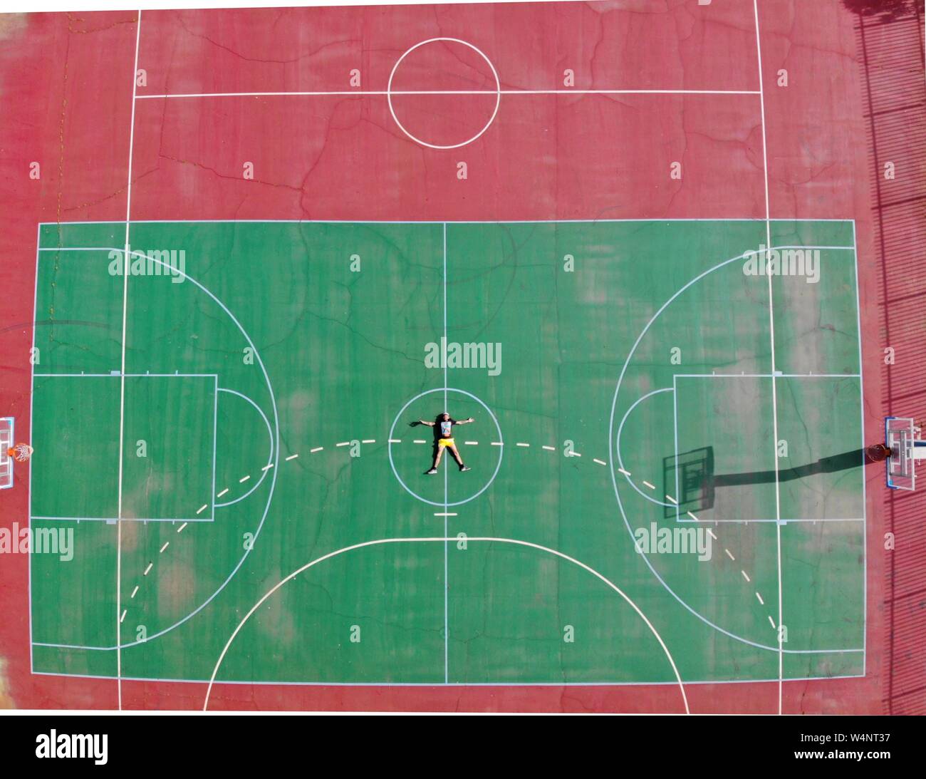 Another view on basketball court. Turn on your imagination and enjoy ...