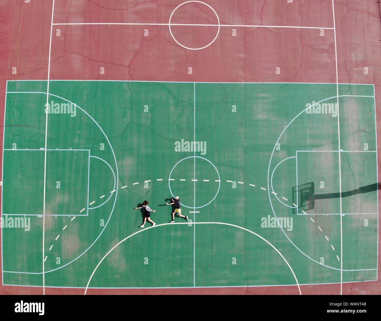 Another view on basketball court. Turn on your imagination and enjoy ...