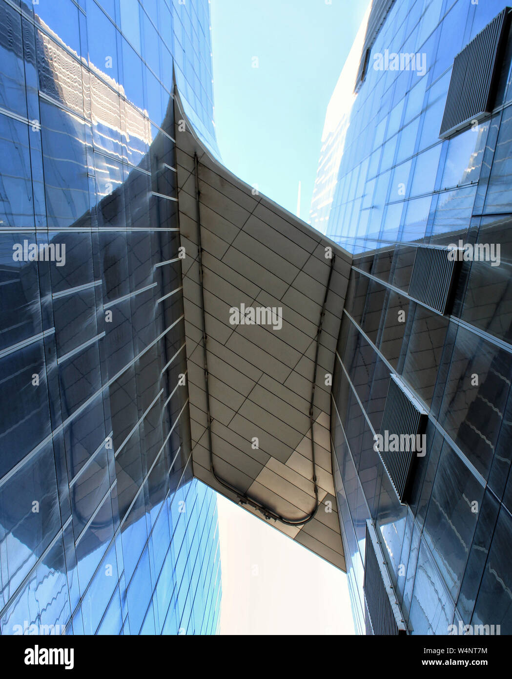 Modern building seen from below Stock Photo - Alamy