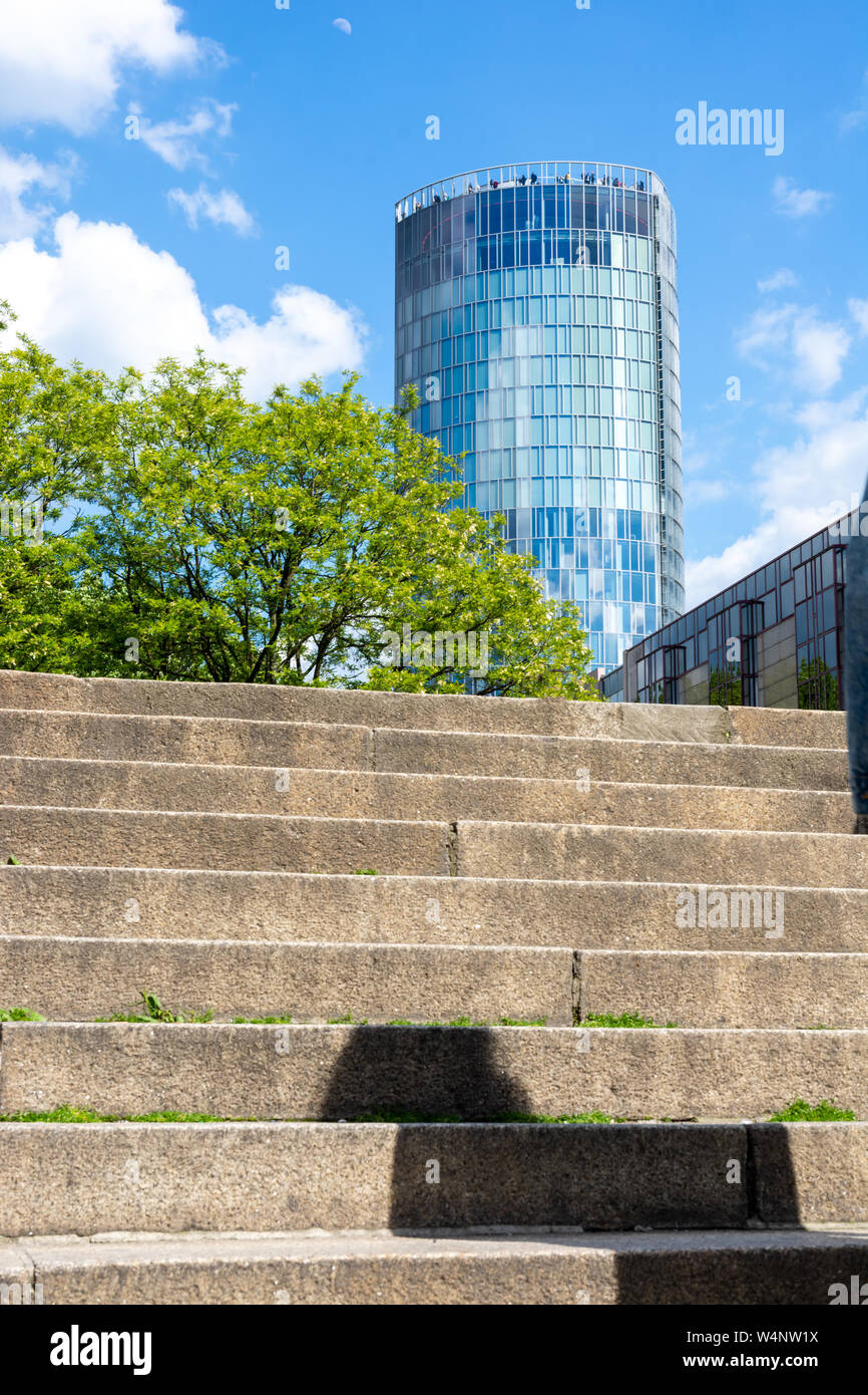 COLOGNE, GERMANY - MAY 12: The Triangle Tower in Cologne, Germany on ...