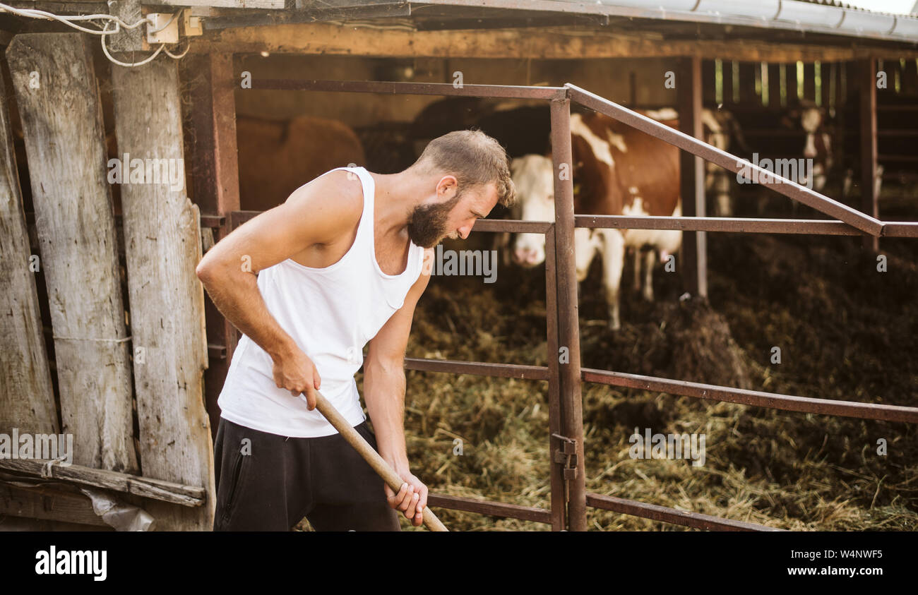 Young agricultural worker hi-res stock photography and images - Alamy