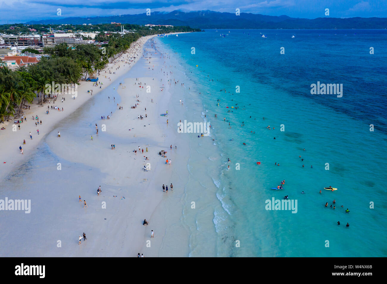Crowded boracay hi-res stock photography and images - Alamy