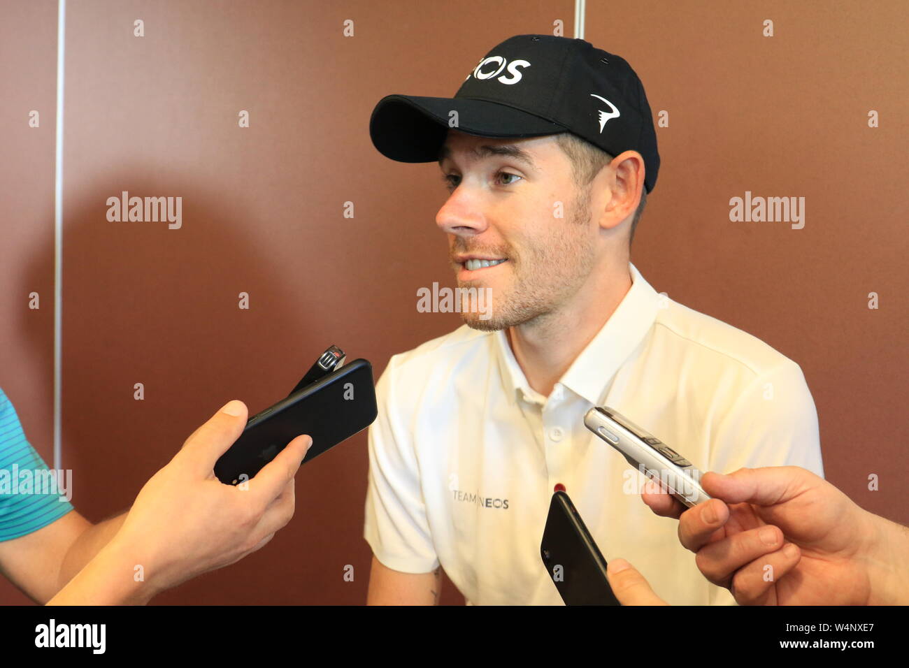 Team INEOS' Luke Rowe Stock Photo - Alamy