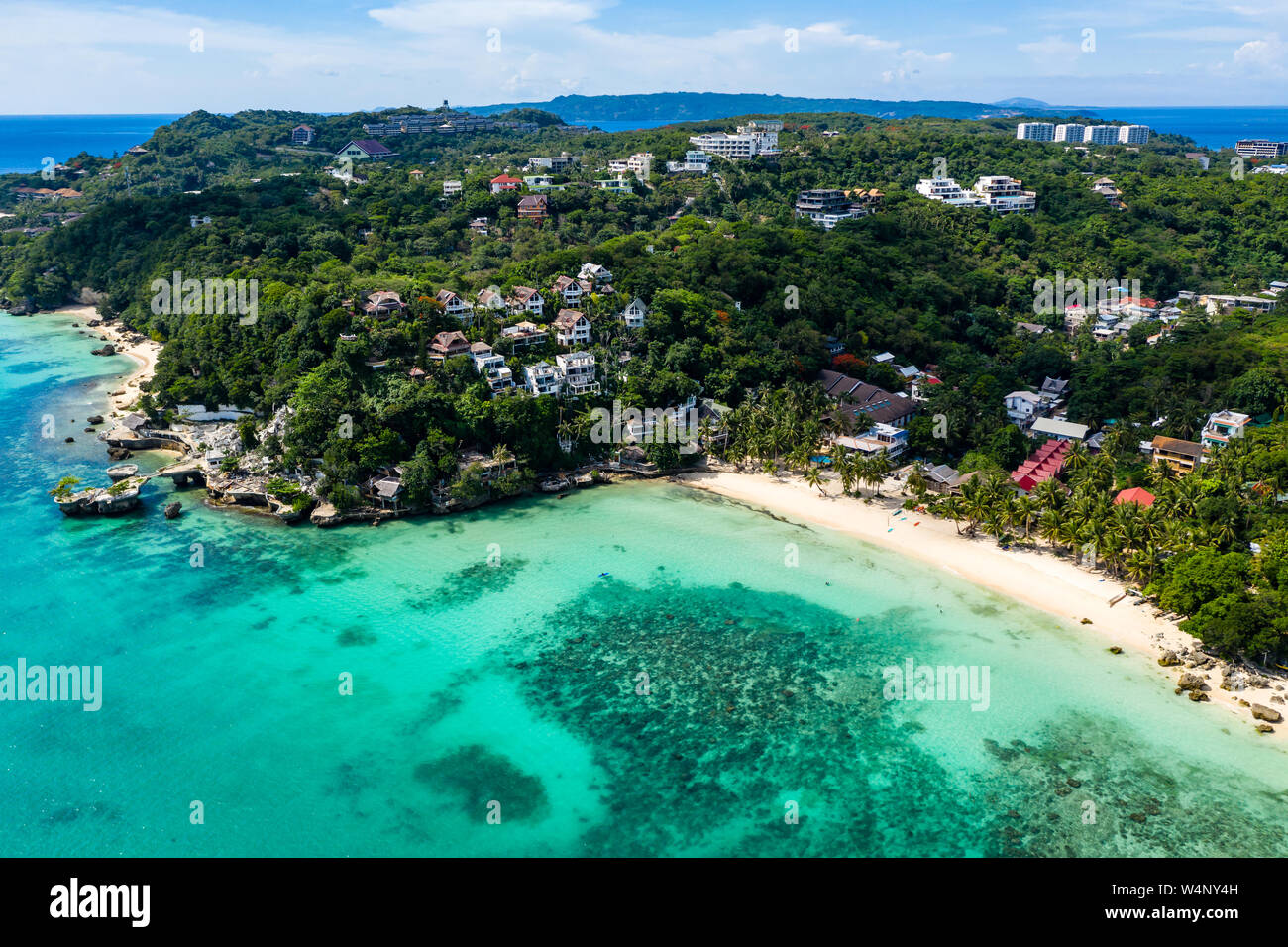 Aerial view boracay island philippines hi-res stock photography and ...