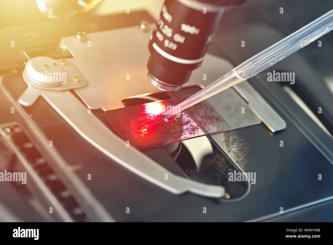 Test sample microscope hi-res stock photography and images - Alamy