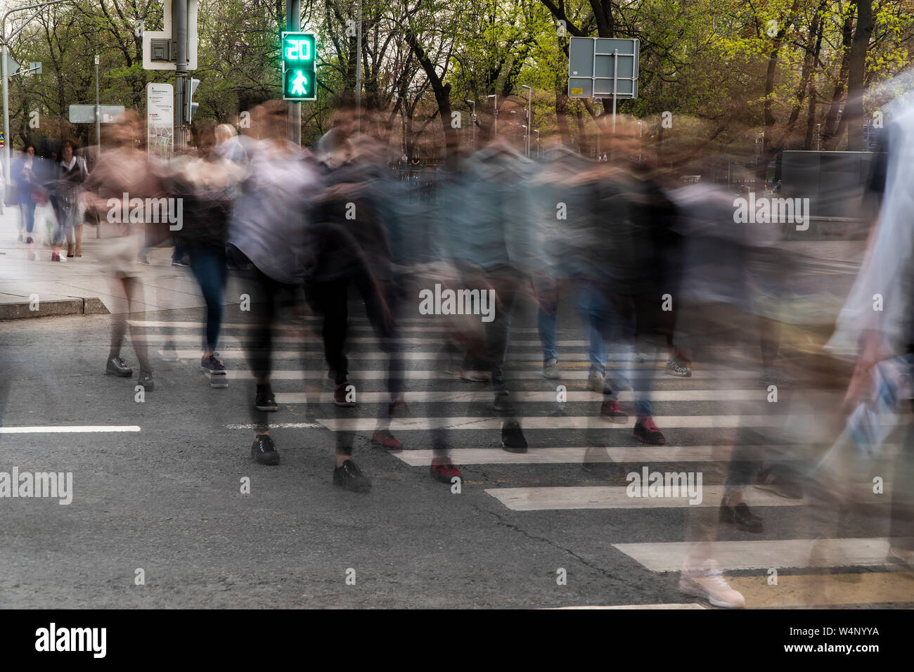 Crossroad traffic flow hi-res stock photography and images - Alamy