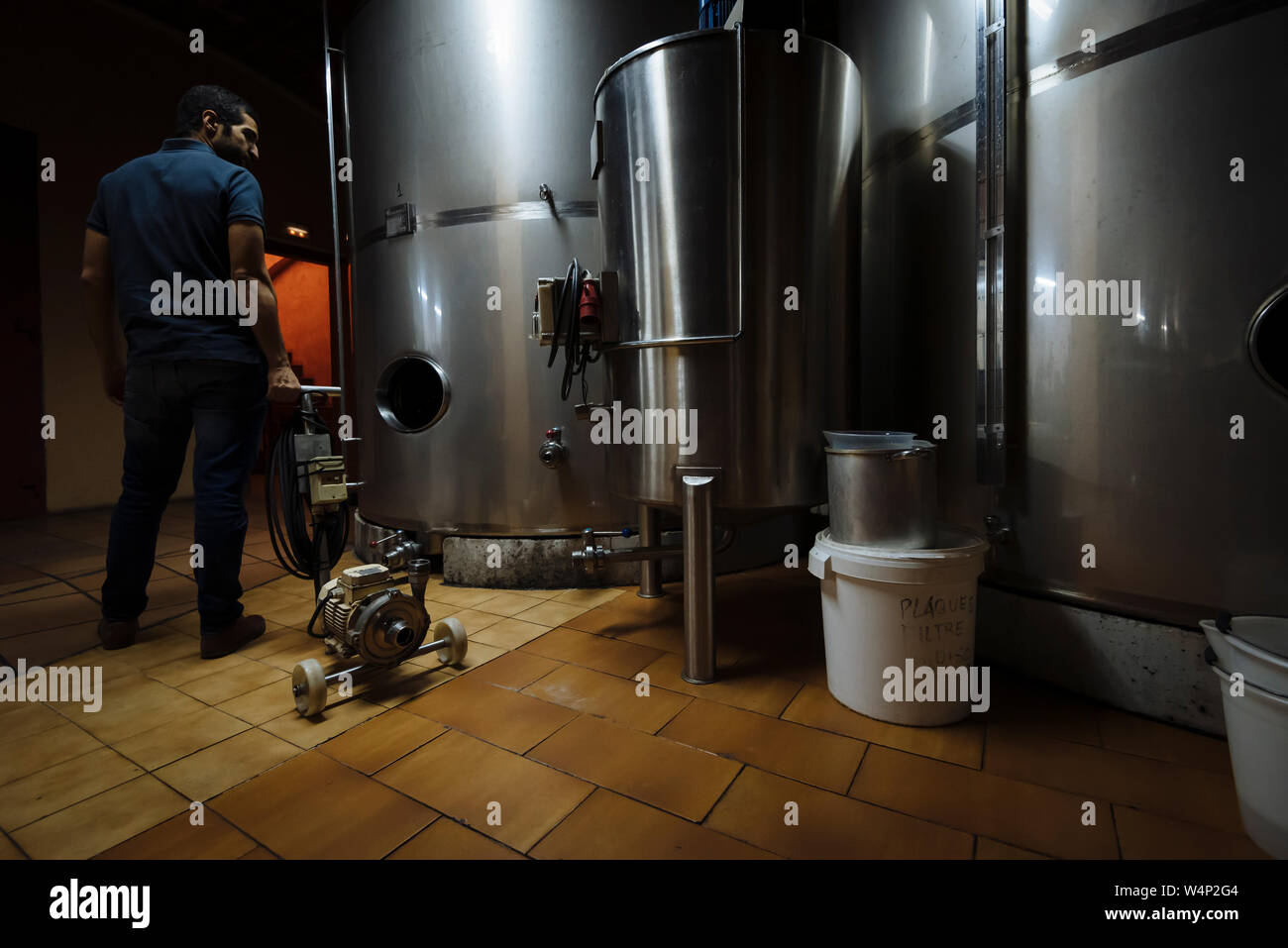 Champagne production process hi-res stock photography and images - Alamy