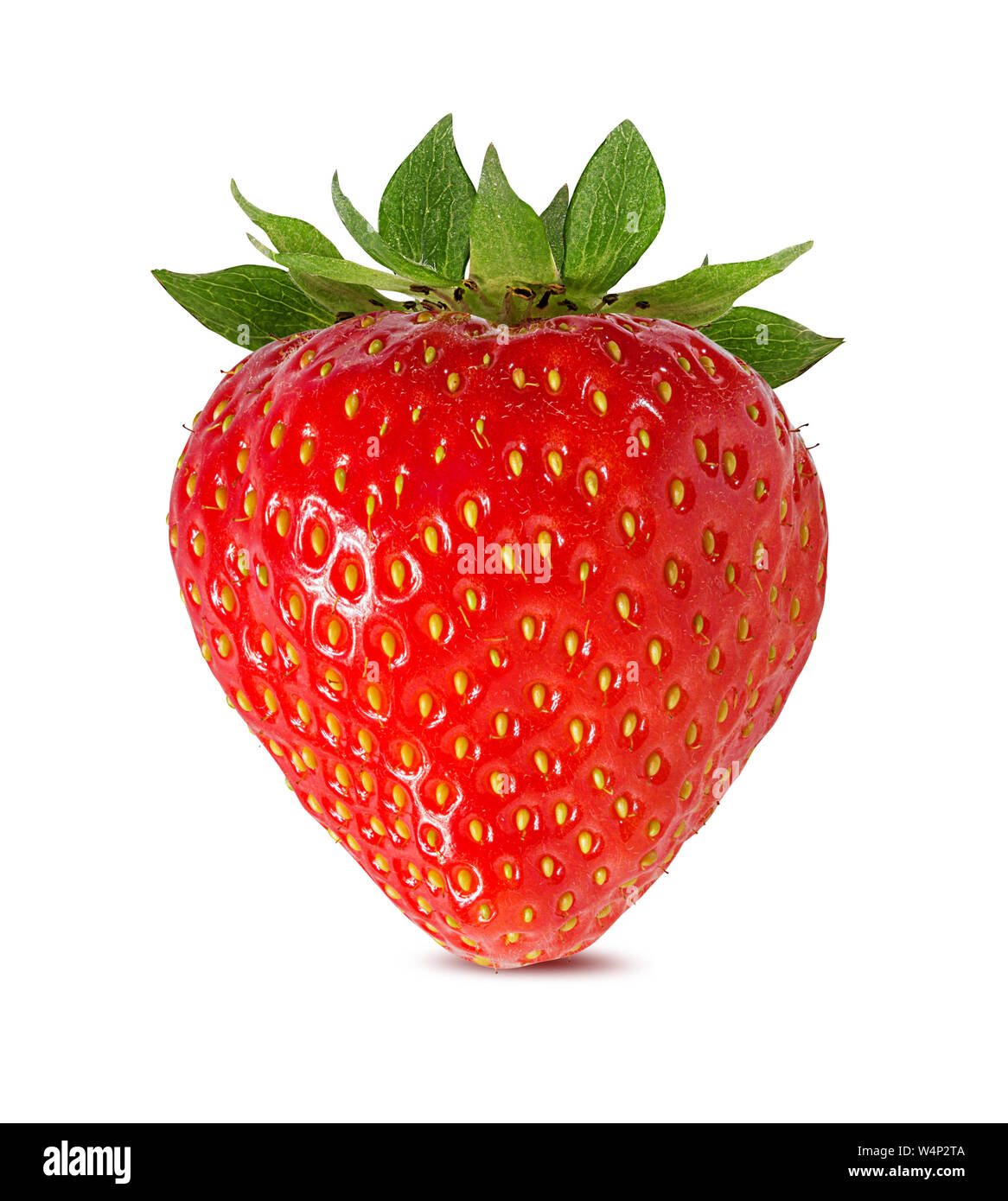 Strawberry isolated on white background Stock Photo - Alamy