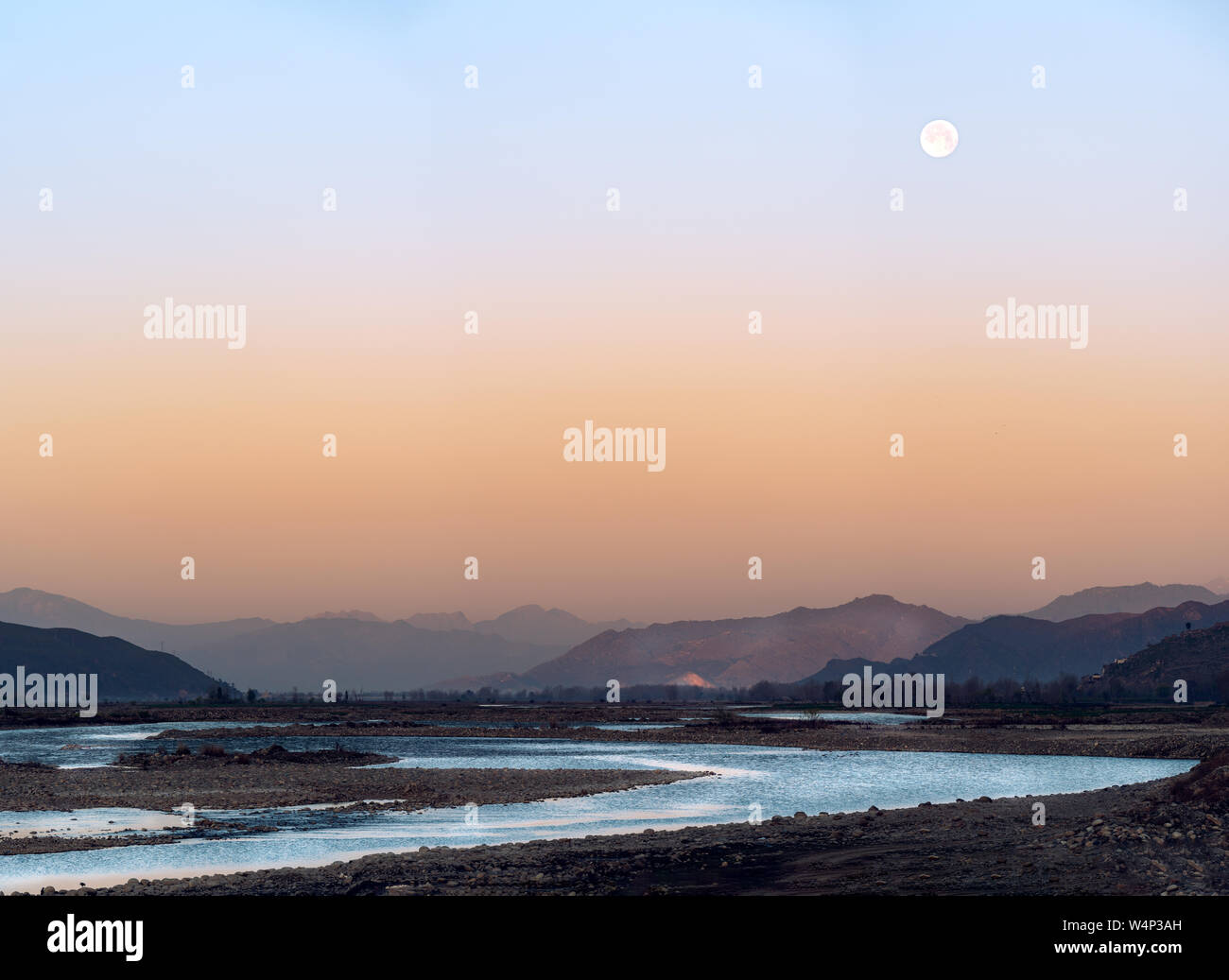 The river Swat is a clear water river starting from the Ushu rage of ...