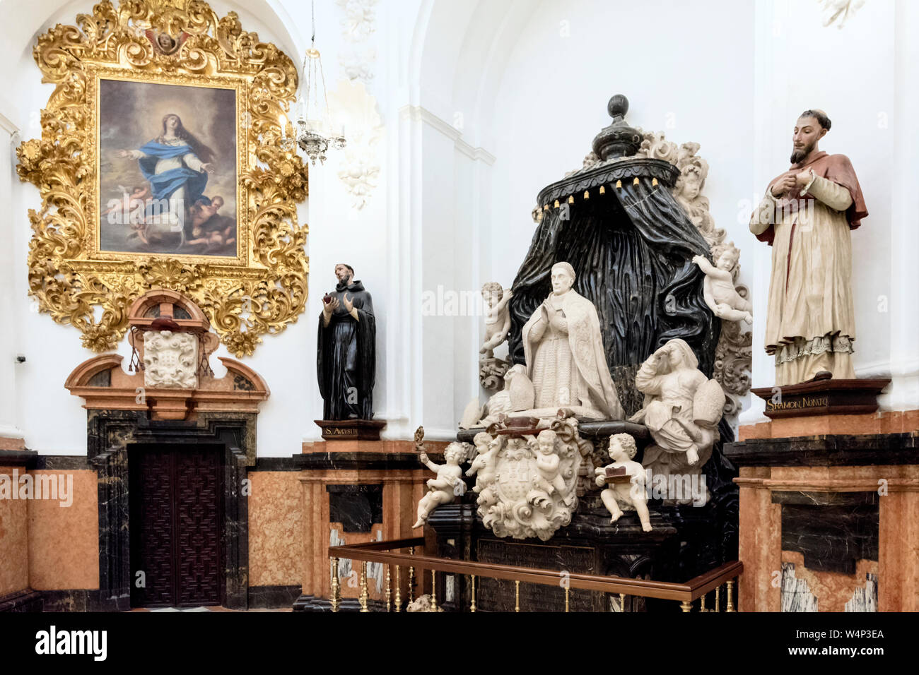 Sepulcher of Cardinal Salazar in the Chapel of Santa Teresa inside The ...