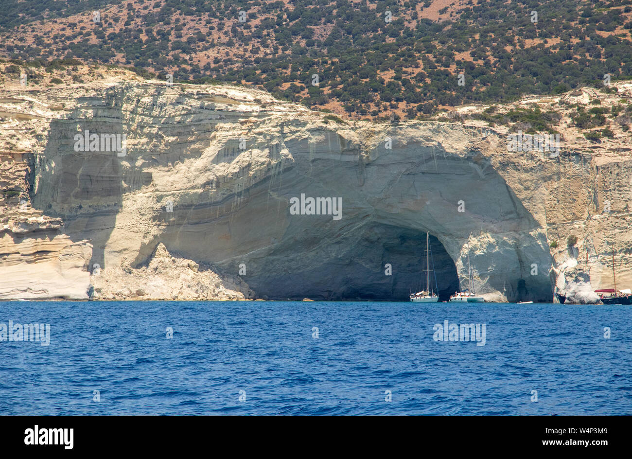 Kleftiko Beach Milos High Resolution Stock Photography and Images - Alamy