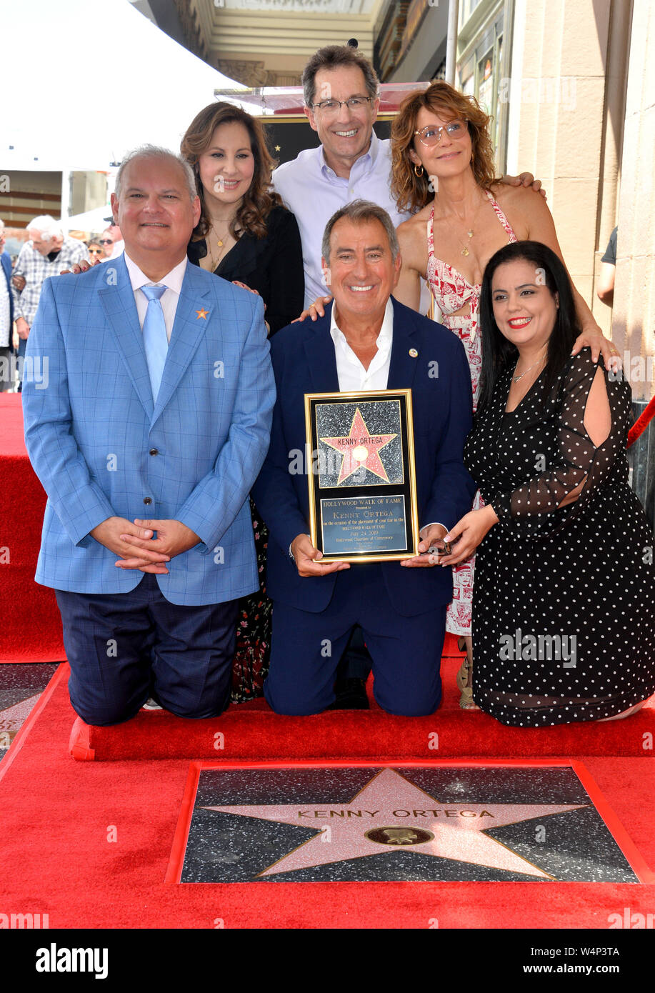 Los Angeles, USA. July 24, 2019: Kenny Ortega, Kathy Najimy, Gary Marsh ...