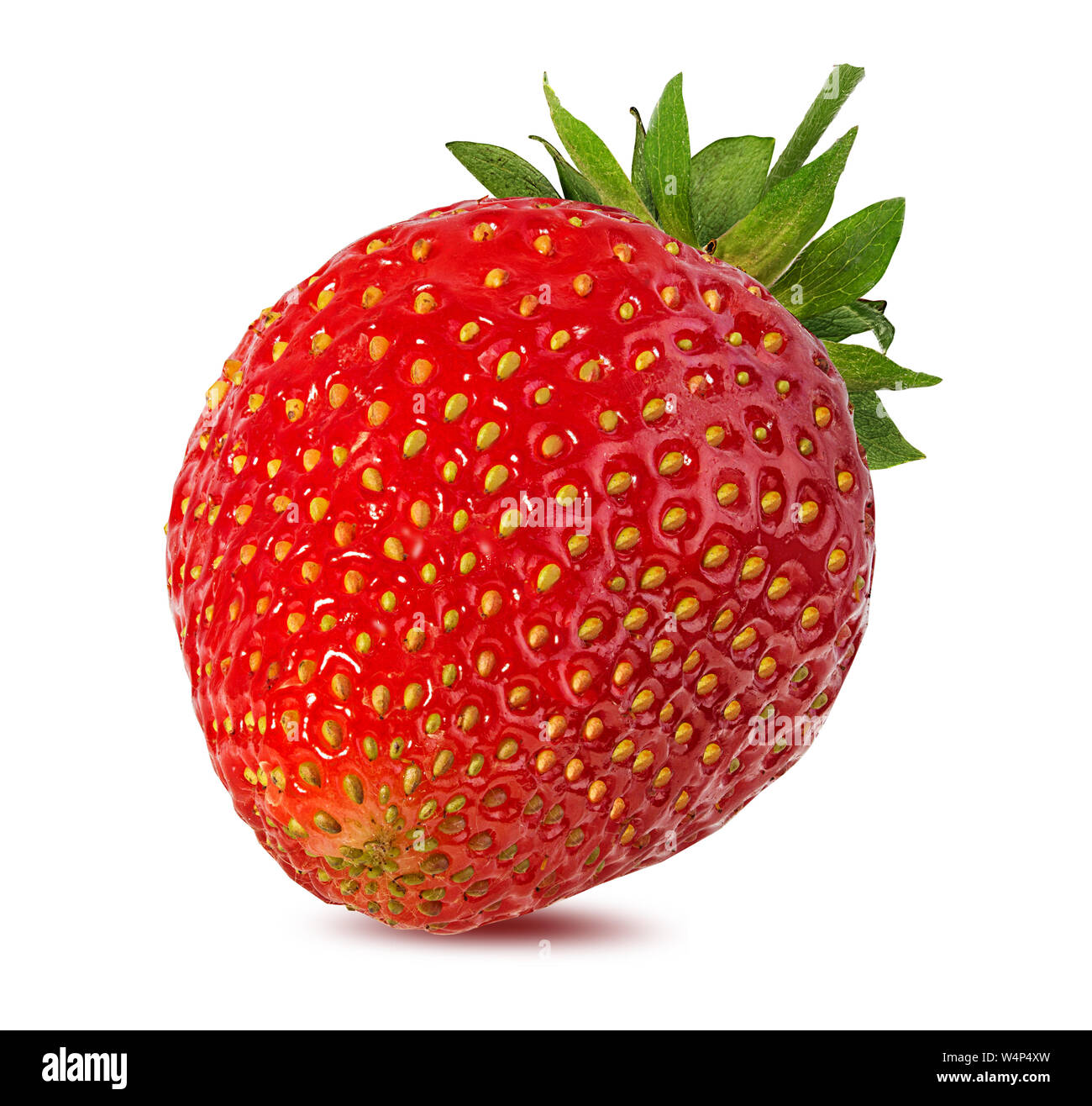 Strawberry isolated on white background Stock Photo - Alamy