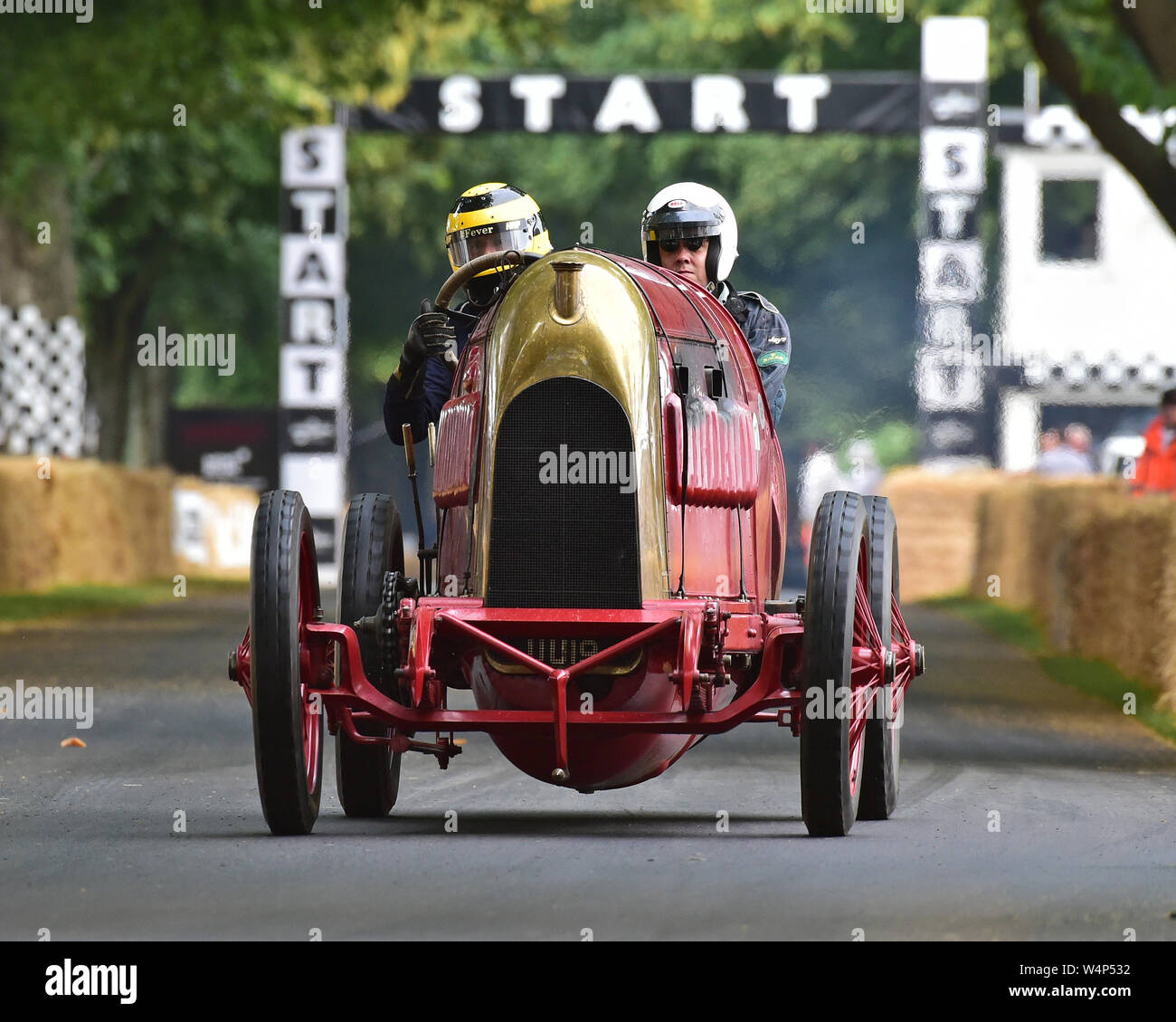 Duncan Pittaway, FIAT S76, Beast of Turin, Shootout Final, Goodwood ...