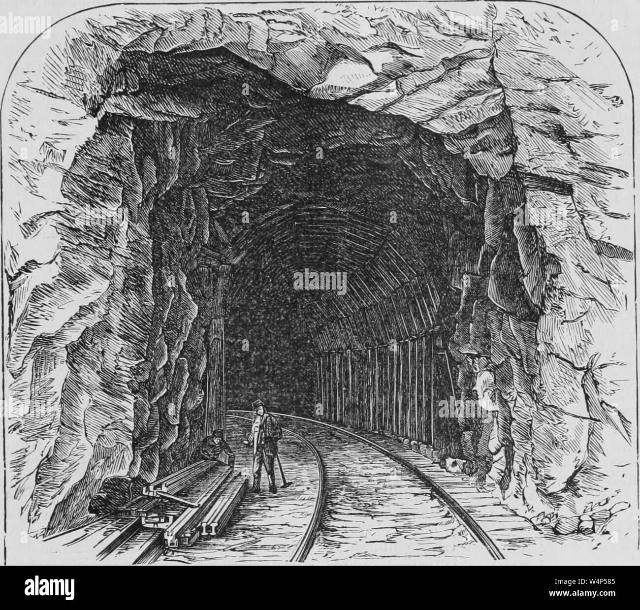 Railroad tunnel 1800s hi-res stock photography and images - Alamy