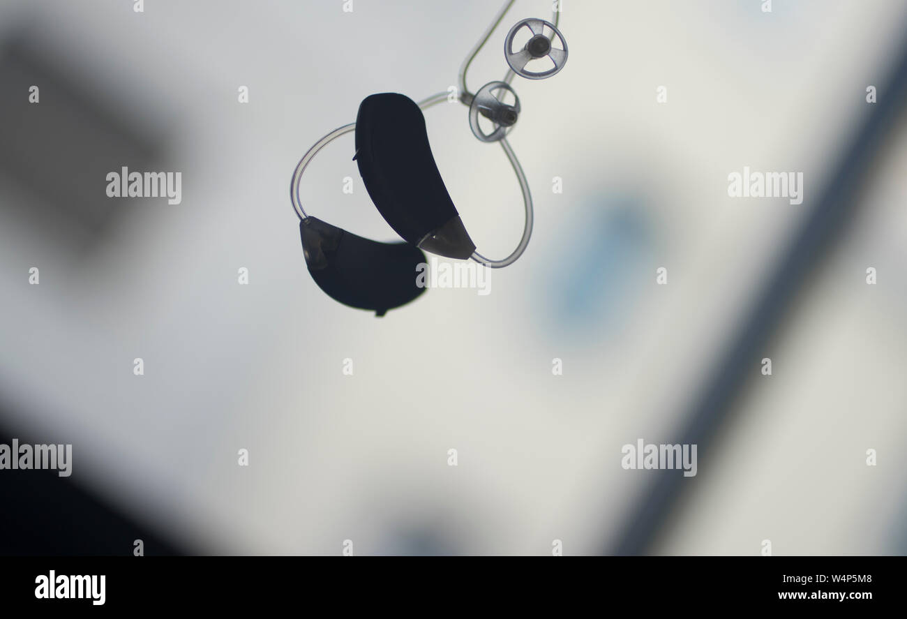 Digital modern technology for deaf people micro hearing aid Stock Photo ...