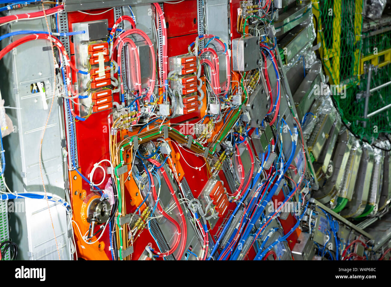 CERN, France - 25 June, 2019: A part of The Large Hadron Collider (LHC ...
