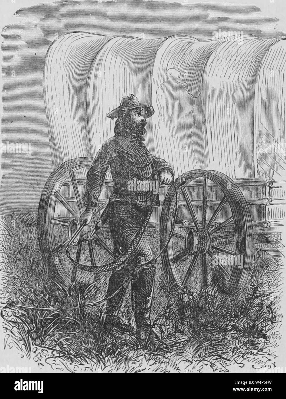 1800s covered wagon hi-res stock photography and images - Alamy