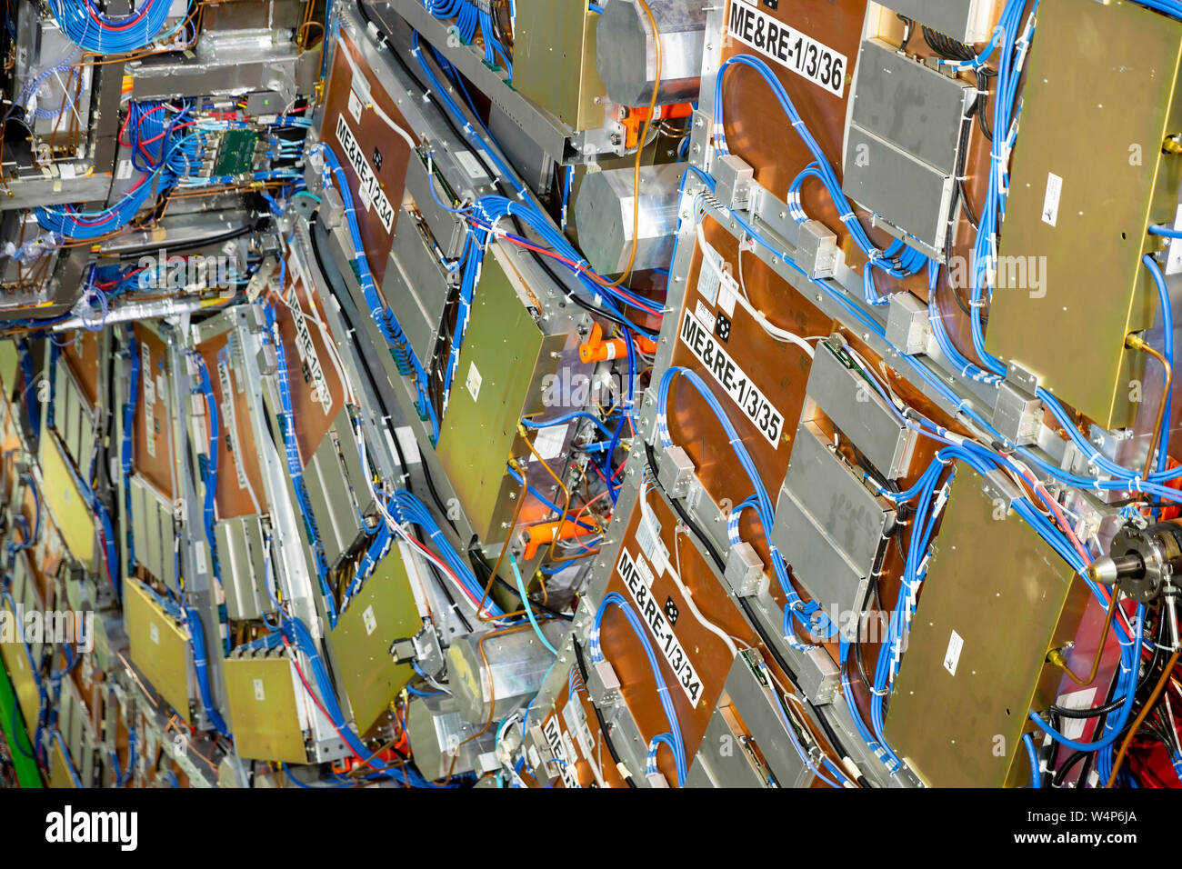 CERN, France - 25 June, 2019: A part of The Large Hadron Collider (LHC ...