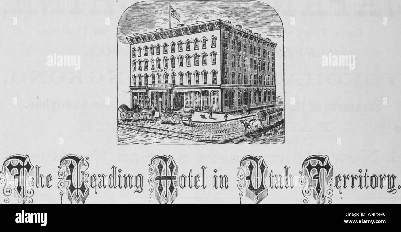 Engraving of the walker house hi-res stock photography and images - Alamy