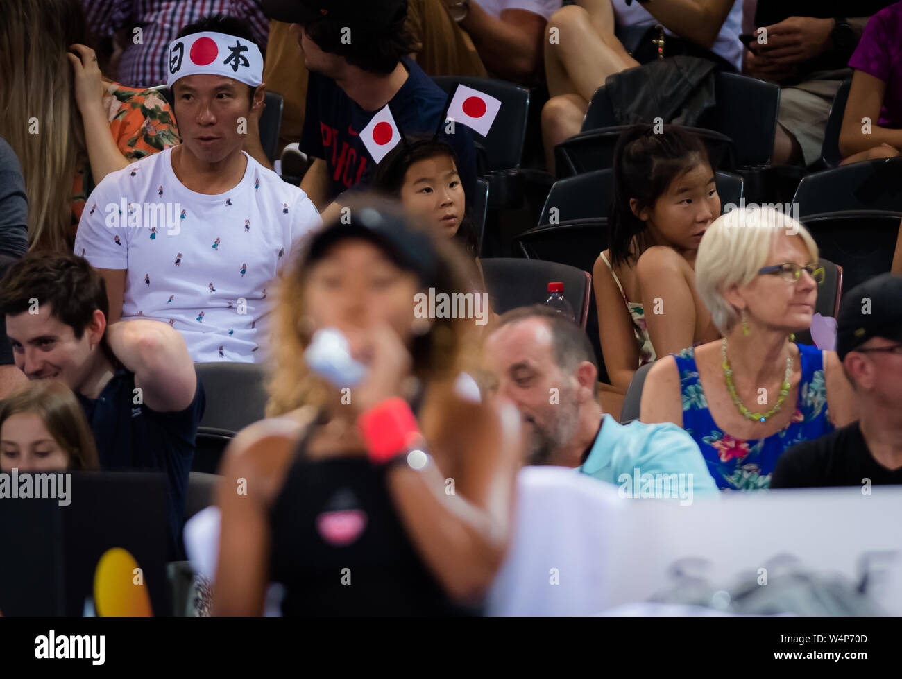 Naomi Osaka Fans at the 2019 Brisbane International WTA Premier tennis ...