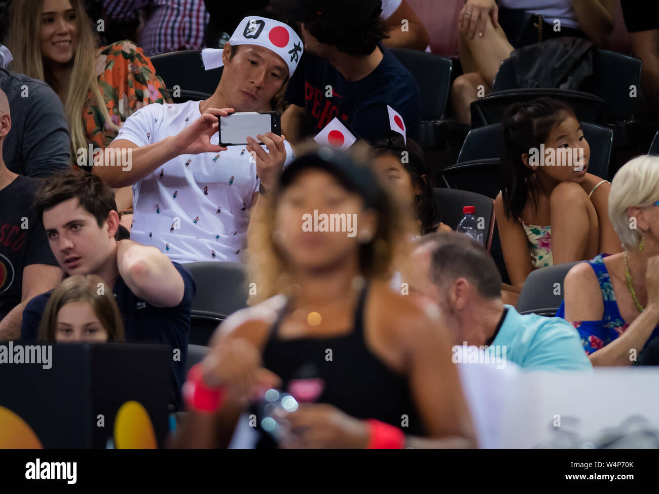 Naomi Osaka Fans at the 2019 Brisbane International WTA Premier tennis ...