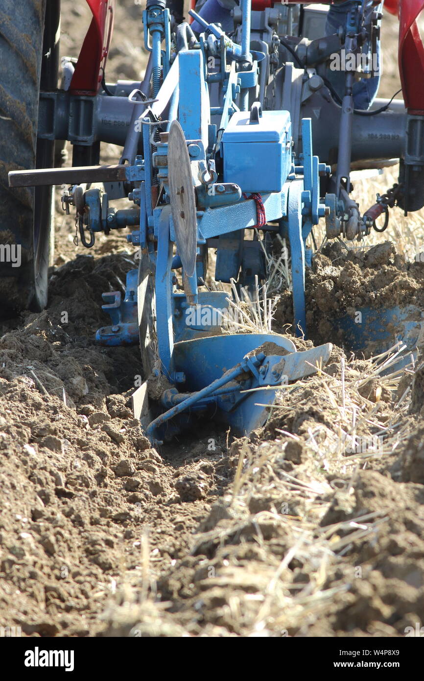 Old farming plough hi-res stock photography and images - Alamy