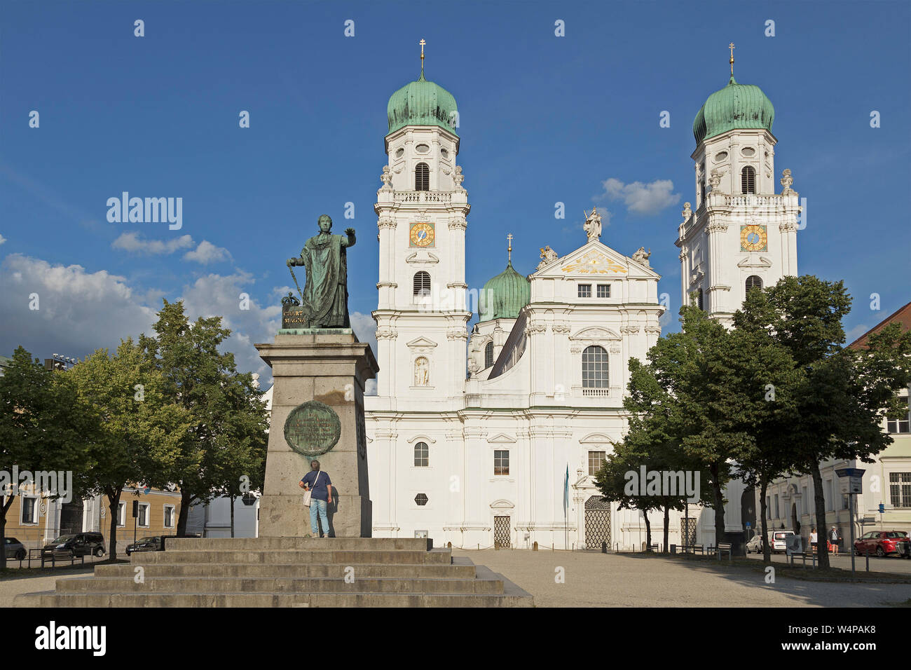 St. Stephens´s Cathedral, Passau, Lower Bavaria, Germany Stock Photo ...