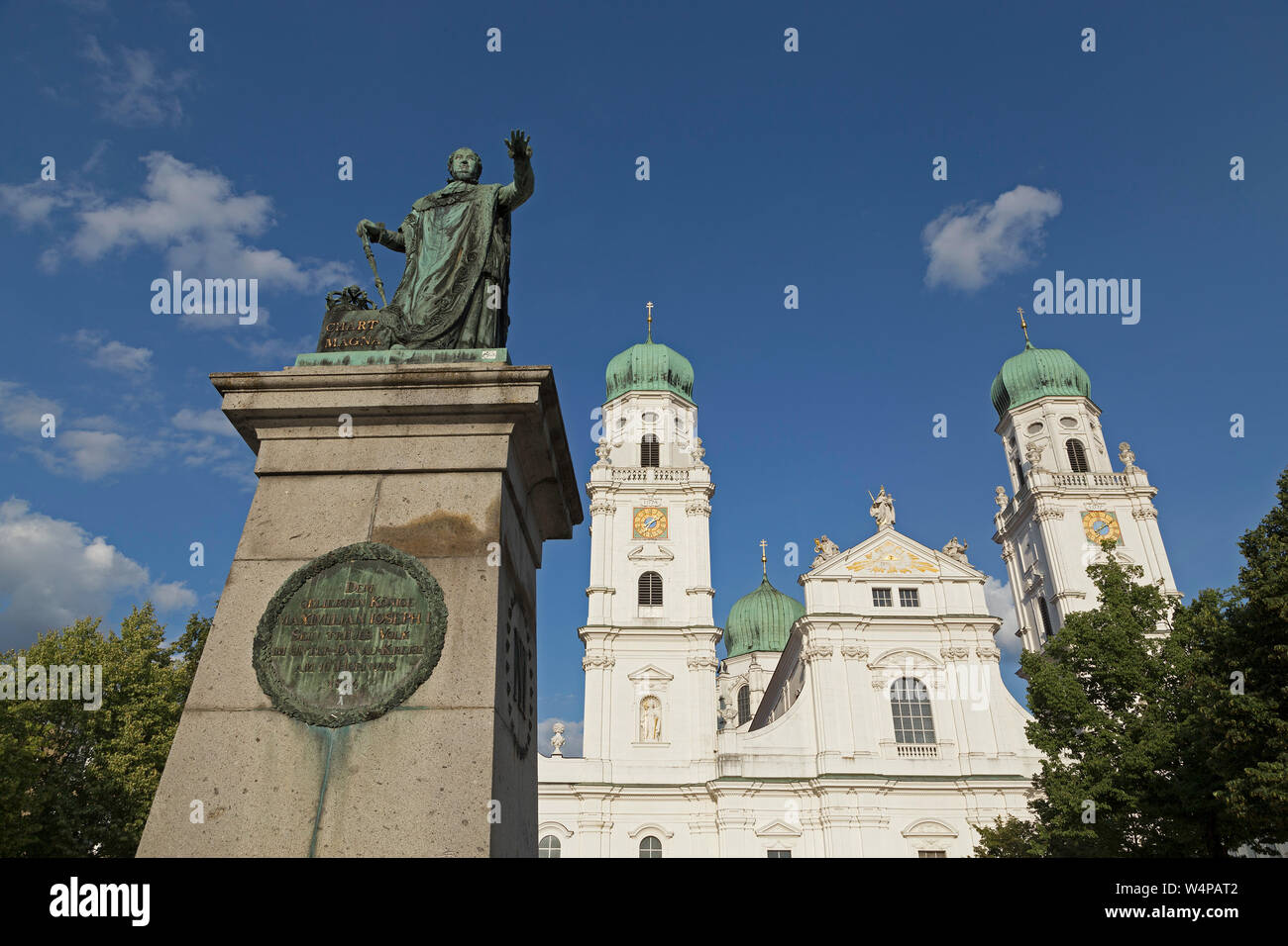 St. Stephens´s Cathedral, Passau, Lower Bavaria, Germany Stock Photo ...