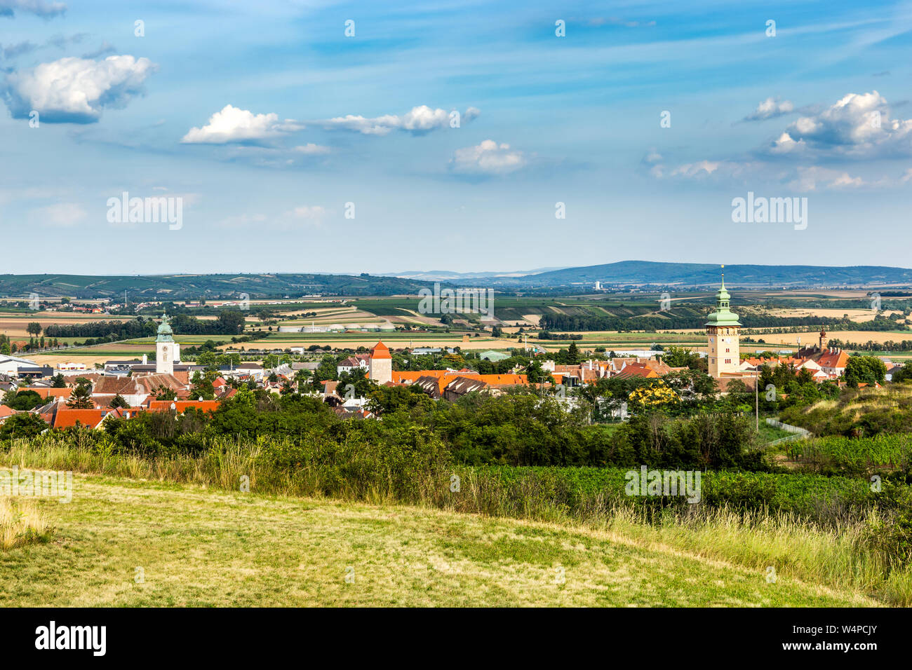 Small town Retz in the region Weinviertel, Austria Stock Photo - Alamy