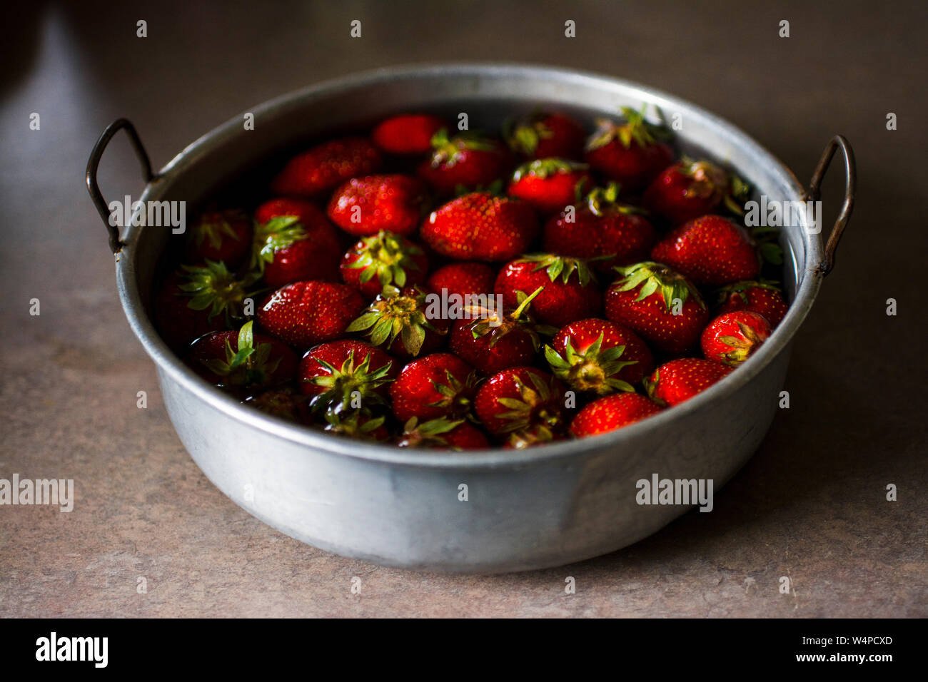 Strawberries floating hi-res stock photography and images - Alamy