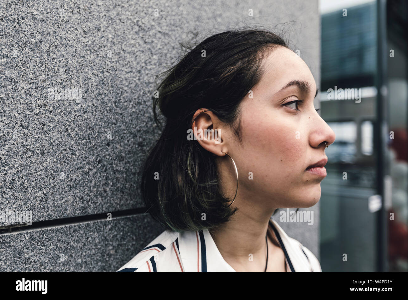 Young woman sad face hi-res stock photography and images - Alamy