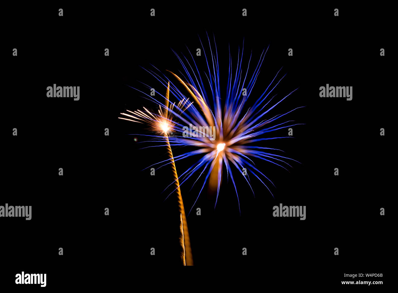 Abstract Fireworks Photo Stock Photo - Alamy