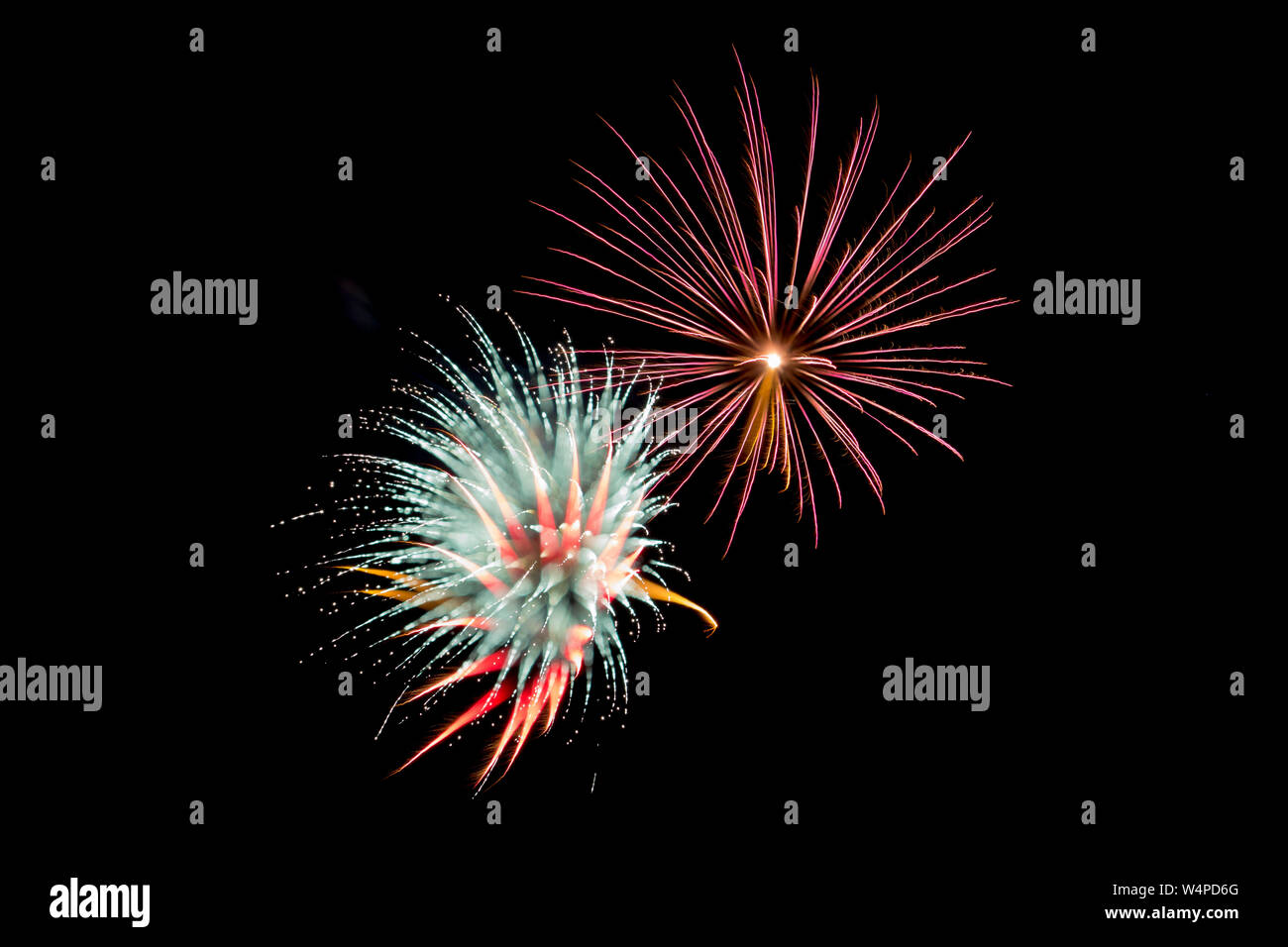 Fireworks Display Celebration Photo Stock Photo - Alamy
