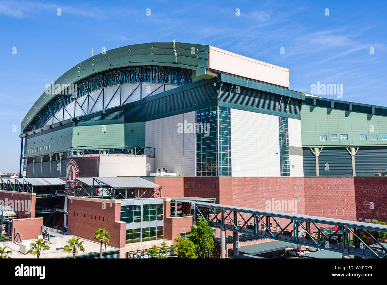 Chase Field Home of the Arizona Diamondbacks Baseball Team Stock Photo ...