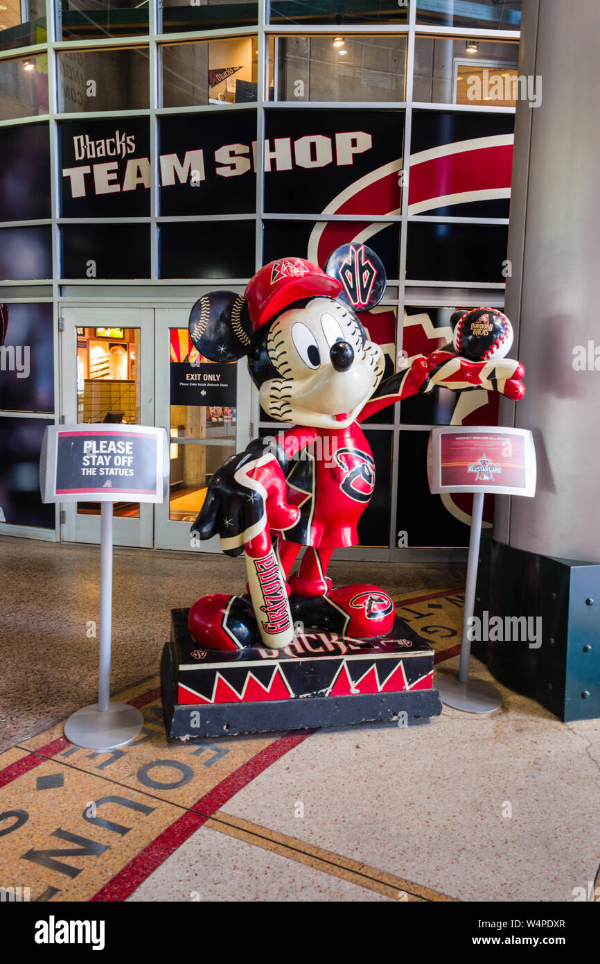 Chase Field Stadium Lobby Mickey Mouse Stock Photo - Alamy