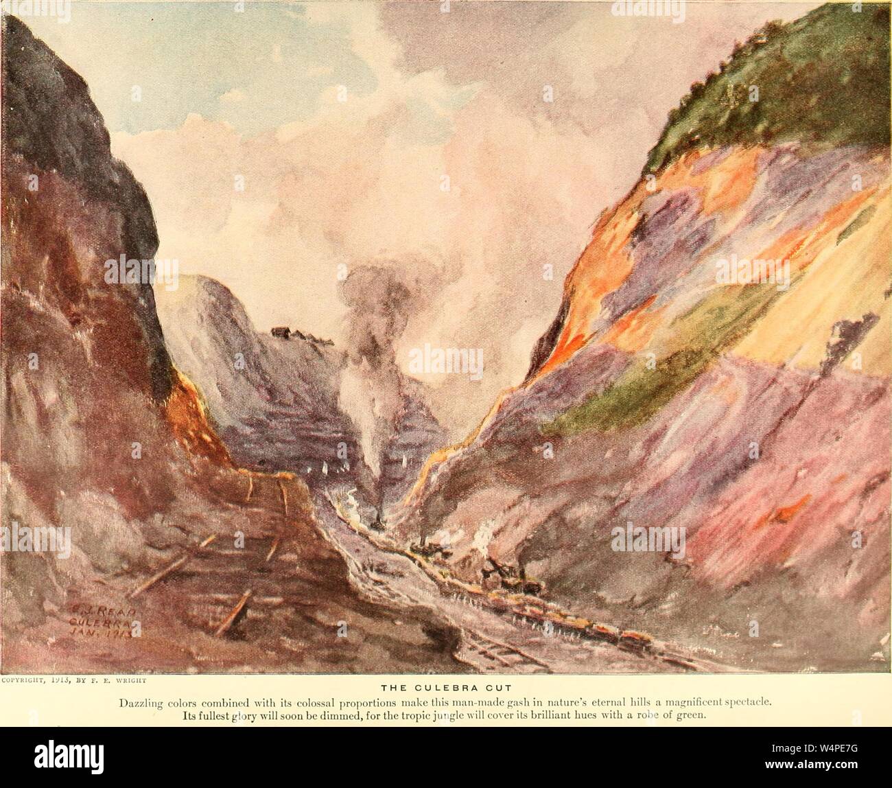 Drawing of the culebra cut hi-res stock photography and images - Alamy