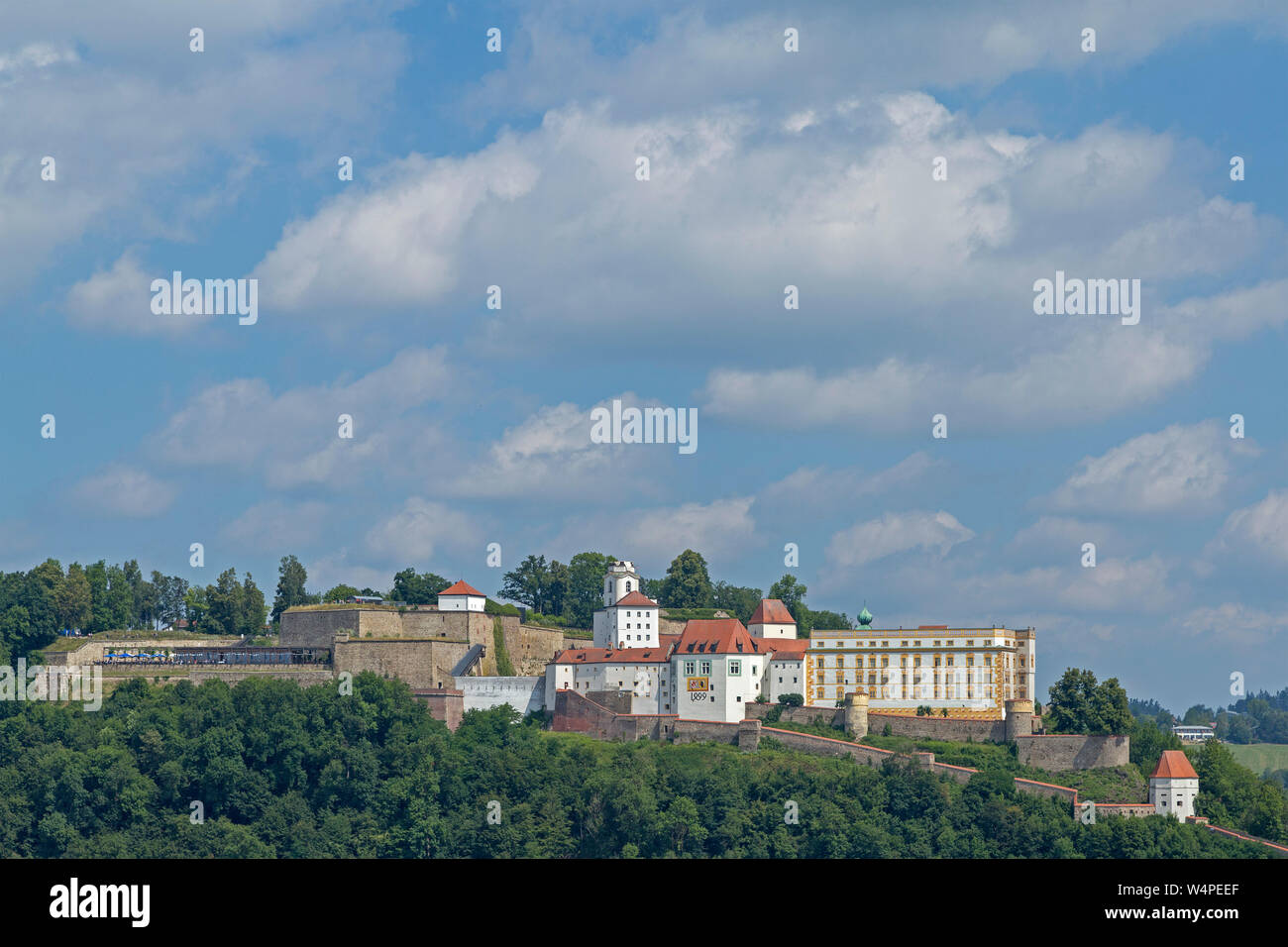 Veste Oberhaus (upper fortress), Passau, Lower Bavaria, Bavaria ...
