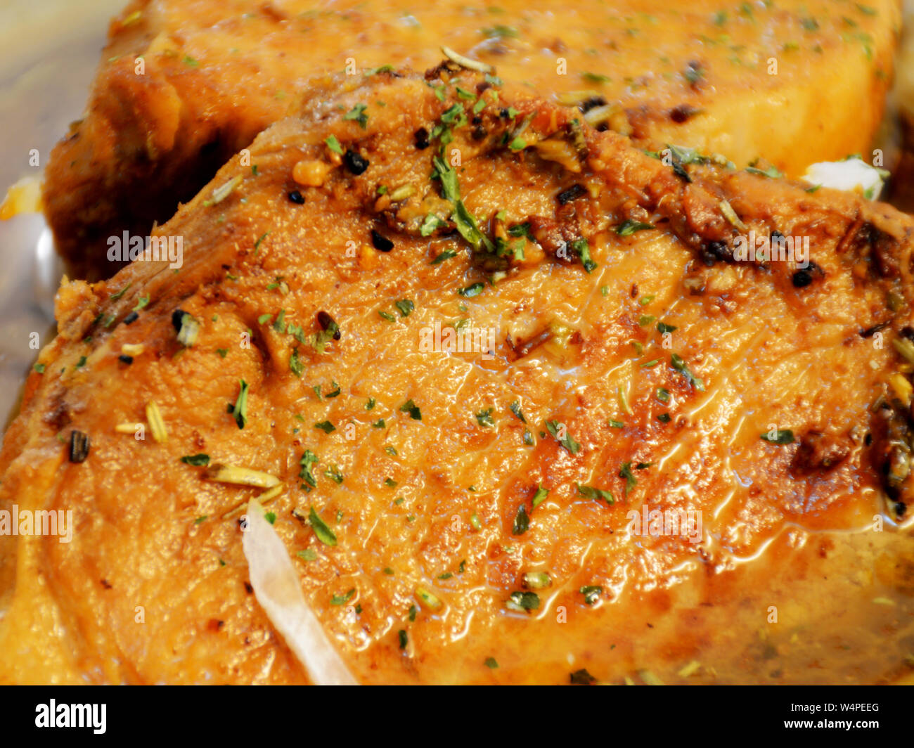 Fried Pork (Masas Freitas) at Cuban cuisine Stock Photo - Alamy