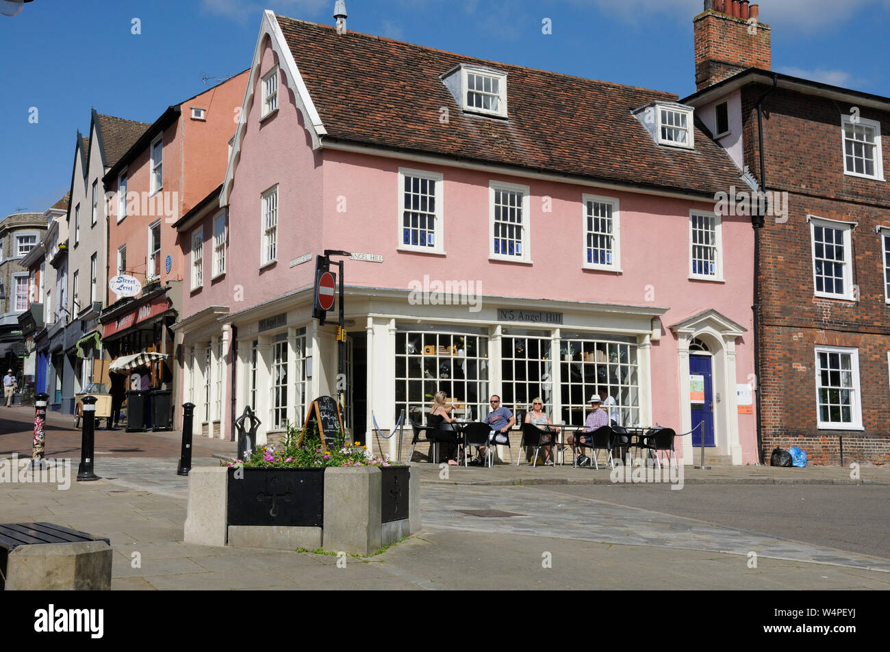 No 5 Angel Hill, Bury St Edmunds, Suffolk Stock Photo - Alamy