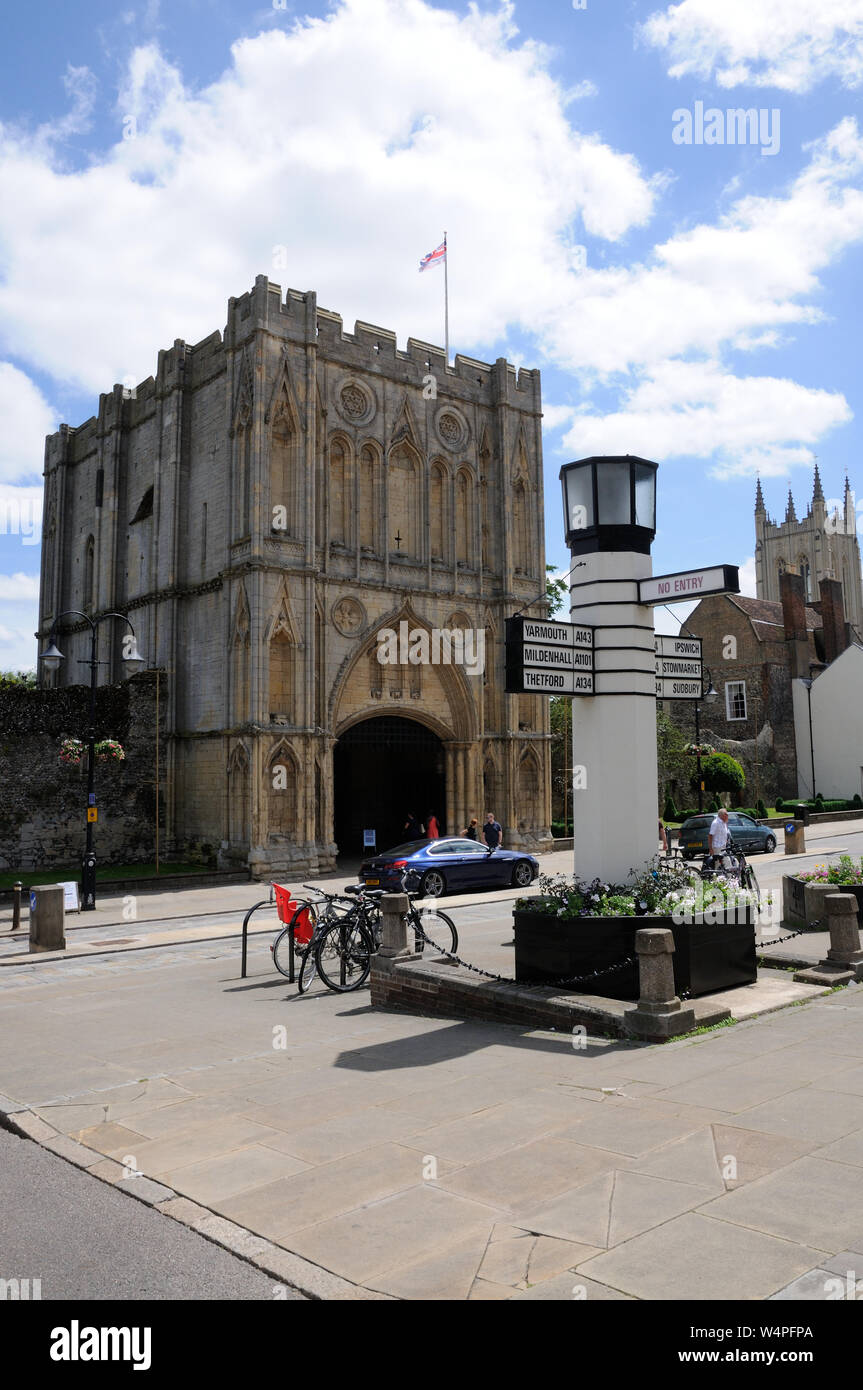 The abbey gate destroyed by the townspeople hi-res stock photography ...