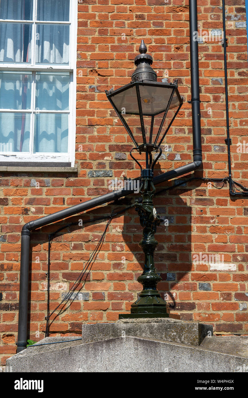 English Antique Gas Street Lamp