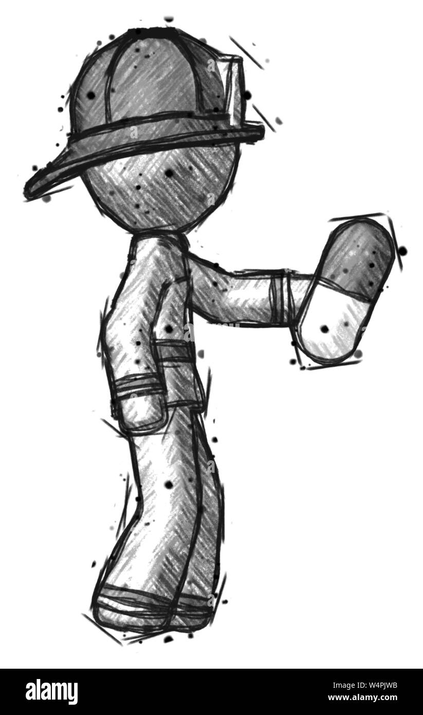 The sick man and the fireman hi-res stock photography and images - Alamy