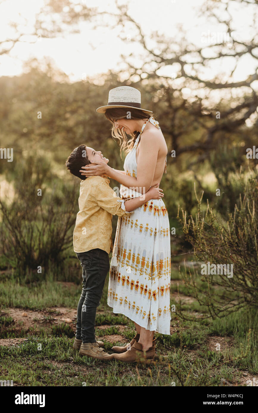 Hispanic latin mexican mom son hi-res stock photography and images - Alamy