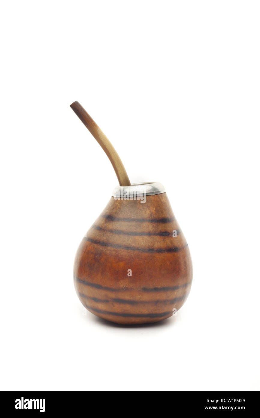 Yerba mate tea isolated Cut Out Stock Images & Pictures - Alamy