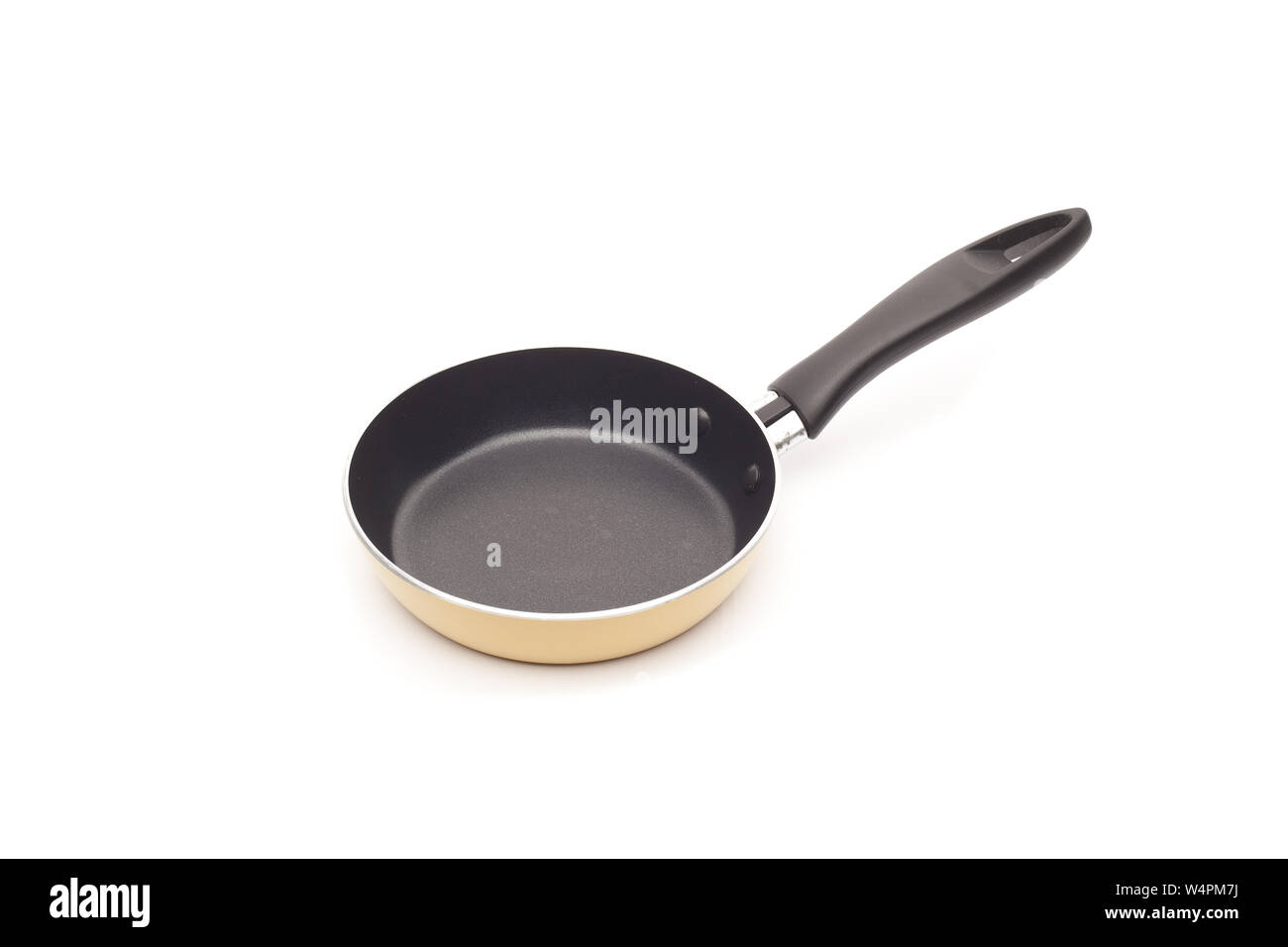 Crazy small pan isolated on white background Stock Photo - Alamy
