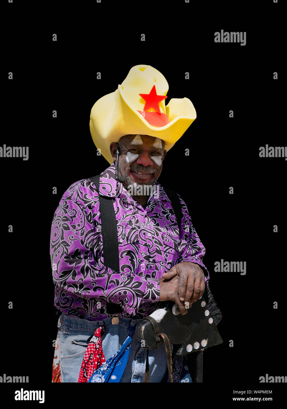 Rodeo clown and cowboy hi-res stock photography and images - Alamy