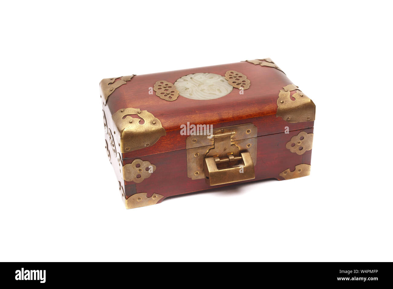 mysterious pirate box isolated on white background Stock Photo - Alamy