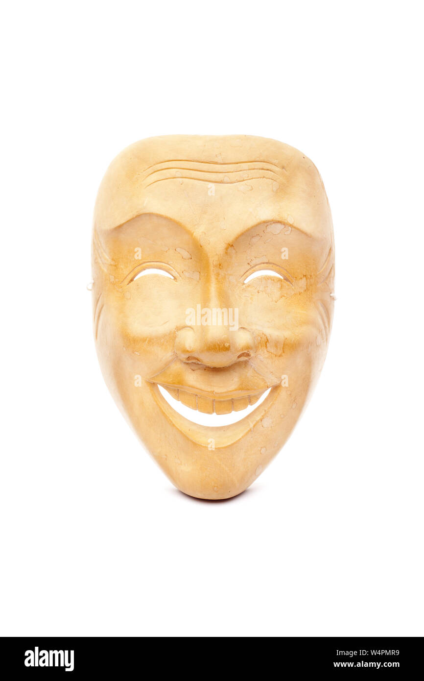 haunted mask isolated on white background Stock Photo - Alamy