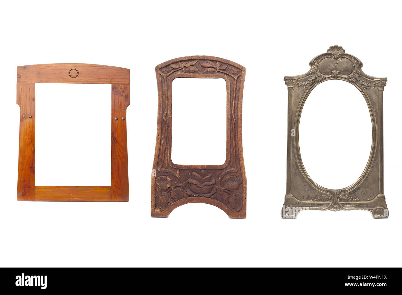 Collection of antique wooden frame Stock Photo - Alamy